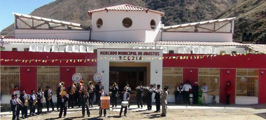 Se inauguró el moderno Mercado Municipal de Raquia ubicado en el Valle ...